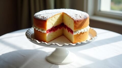 Delia Smith Victoria Sponge Cake Recipe - Cook with Rosie